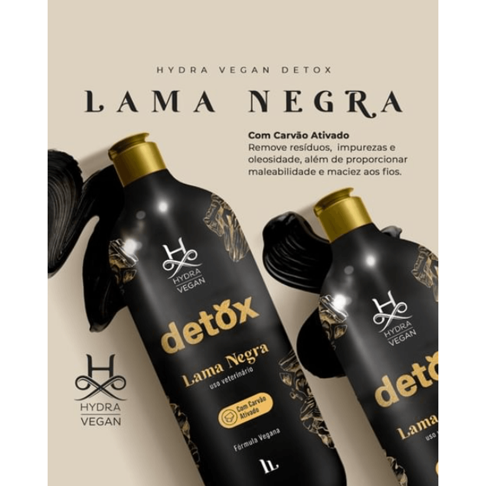 Hydra Vegan Lama Negra Detox 1L - MBS Pro Grooming